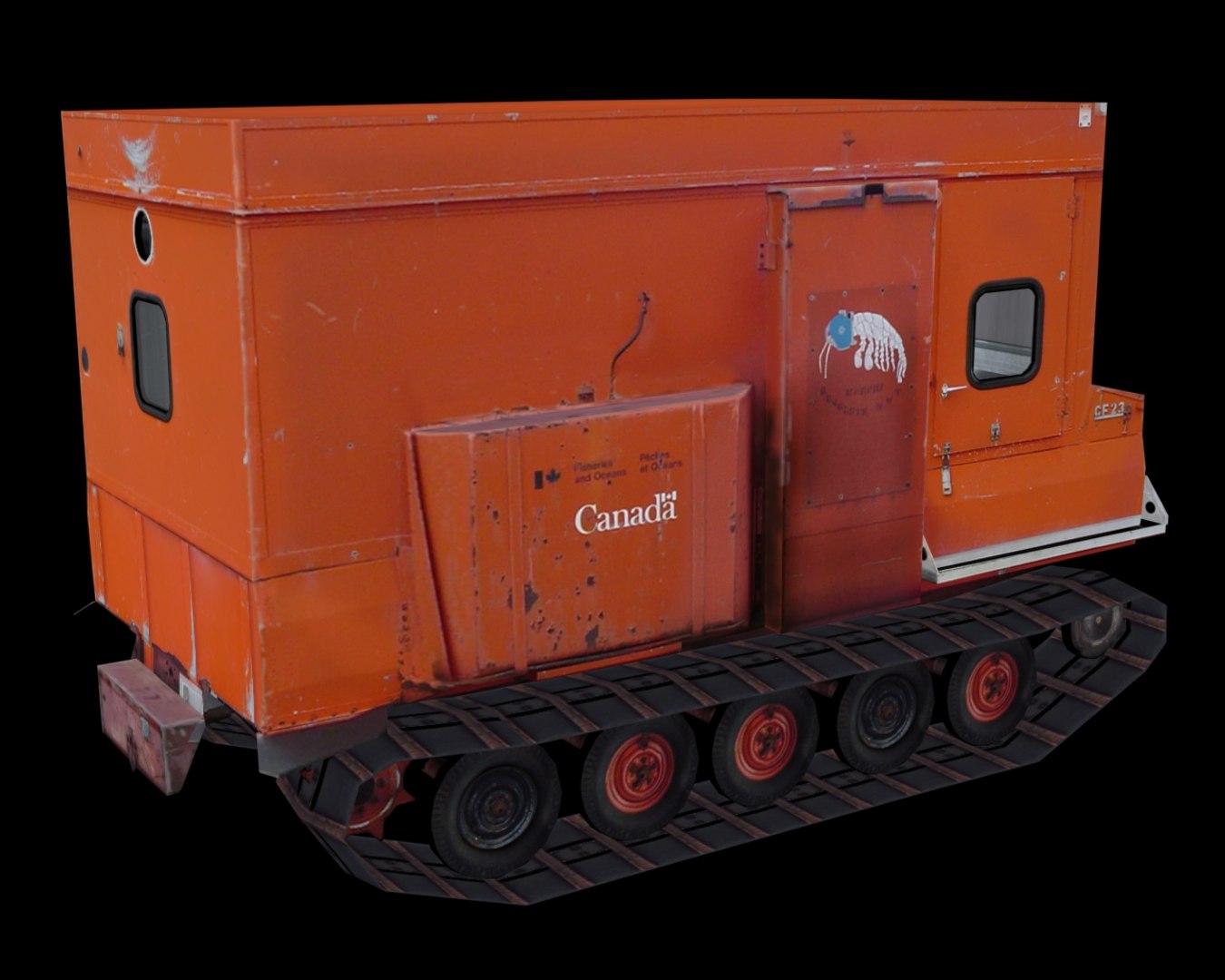 snow crawler 3d model
