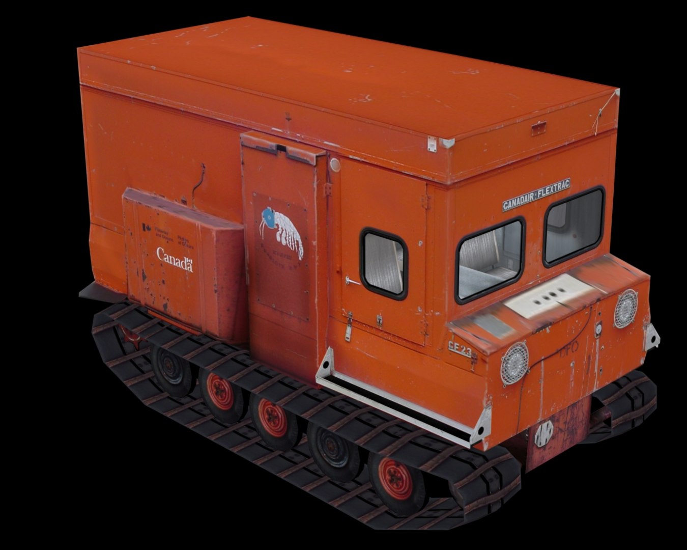 snow crawler 3d model