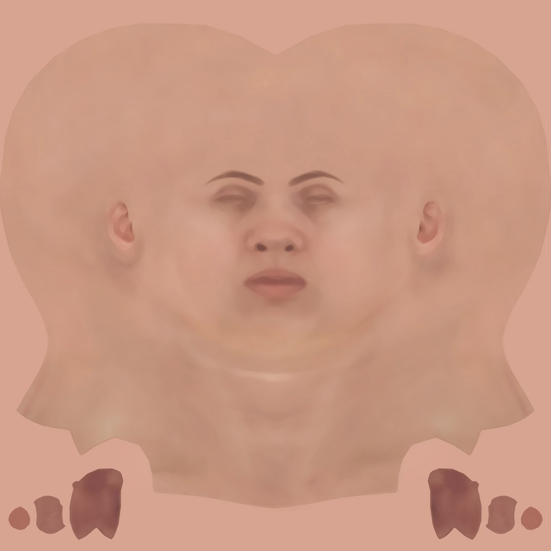 3D Cartoon Rigged Cute Little Girl-Shina Character 3D Model Model ...