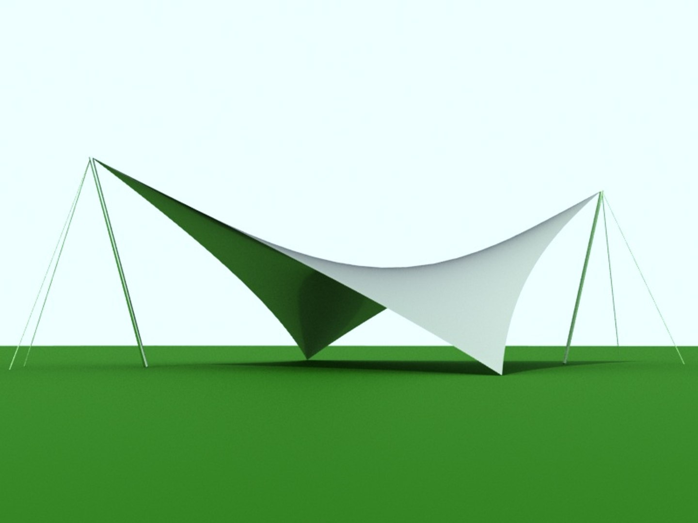 Shade Sail Patterns 3D Model - TurboSquid 1264227