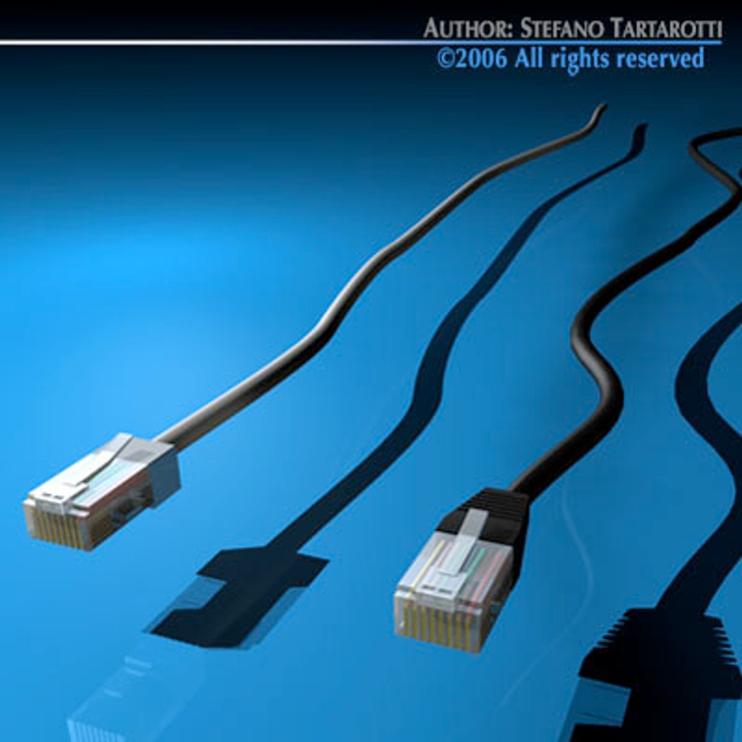 Ethernet Plugs 3d Model