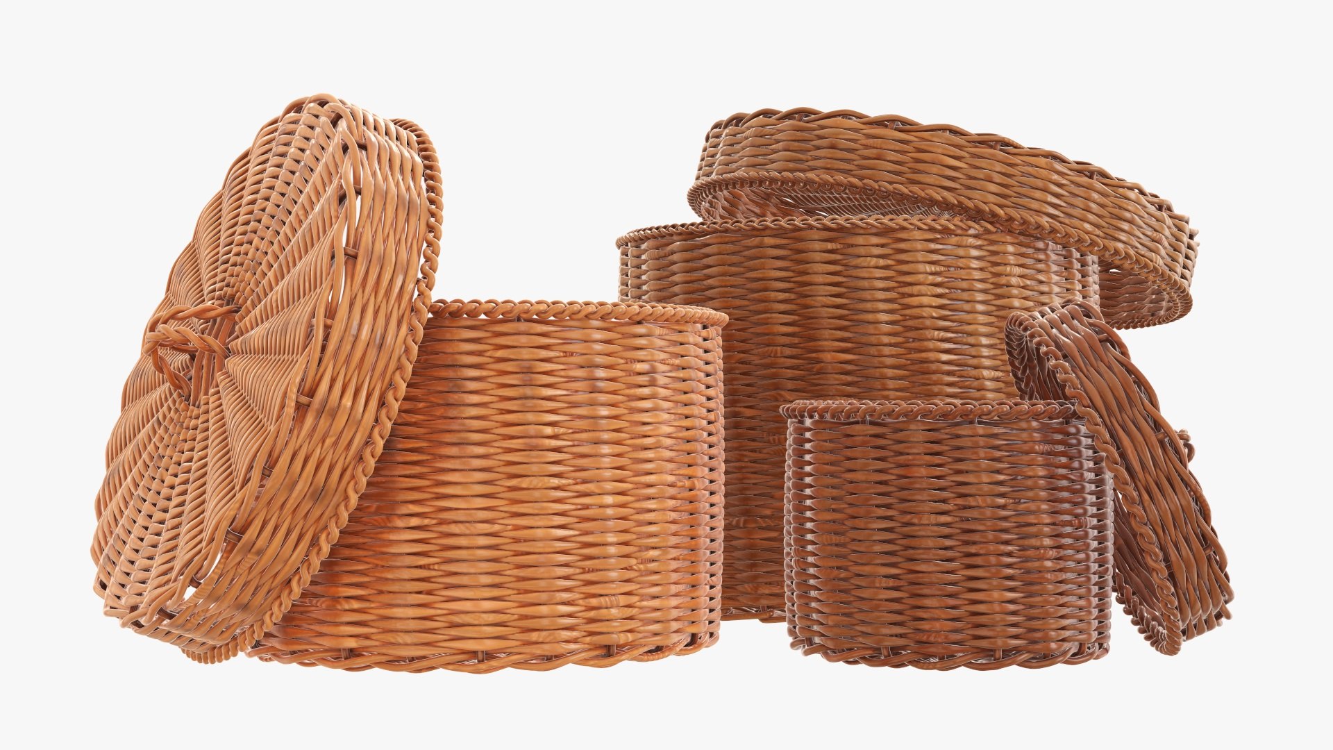 Wicker Box Model - TurboSquid 1628934
