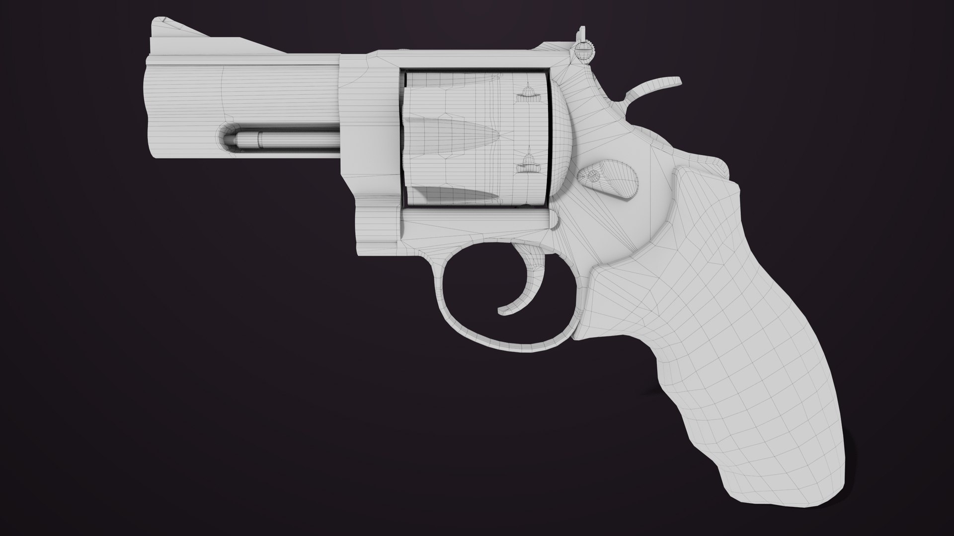3D 7 Silver Revolvers Collection All PBR Unity UE Textures Included ...