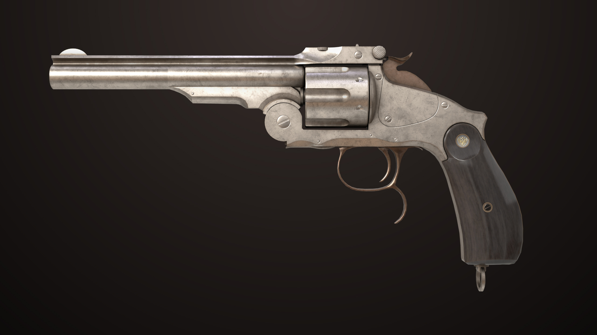 3D 7 Silver Revolvers Collection All PBR Unity UE Textures Included ...