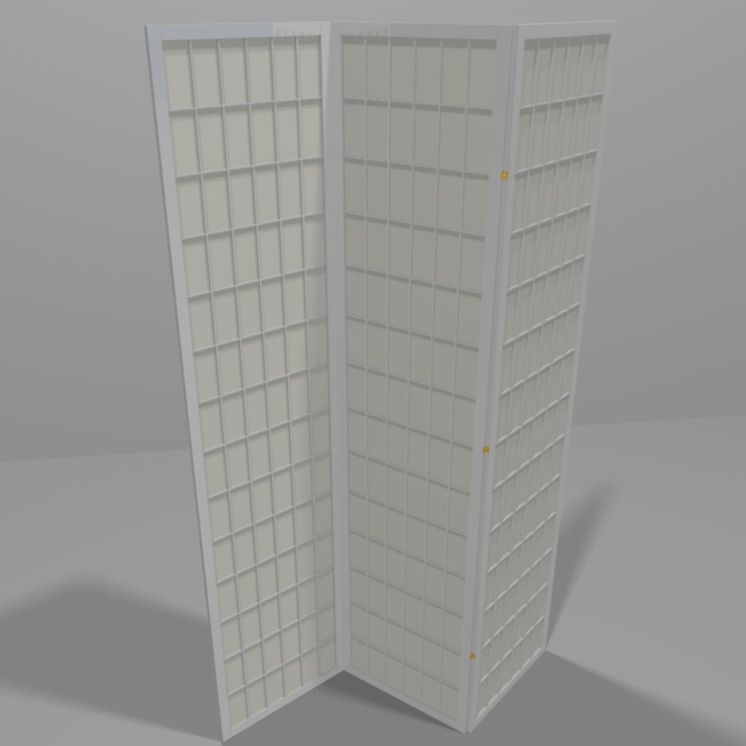 3d Decorative Screen Model