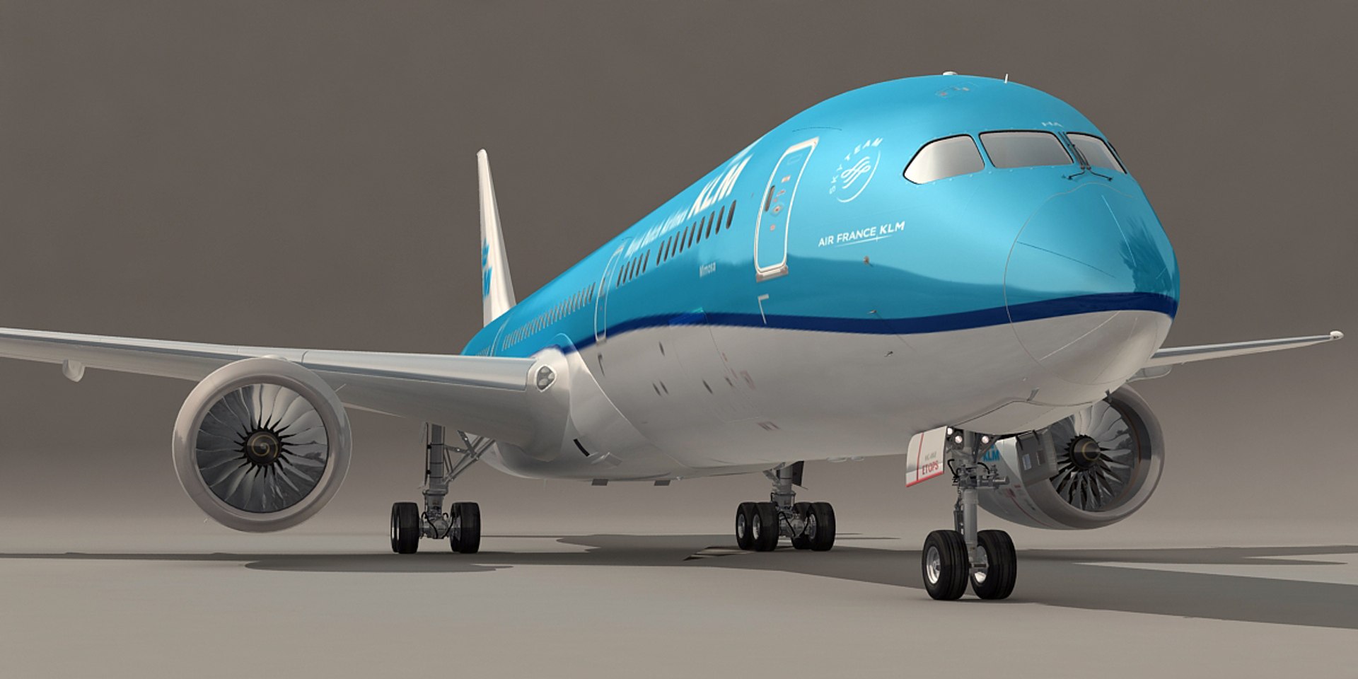 Boeing 787-9 Dreamliner Plane 3d Model