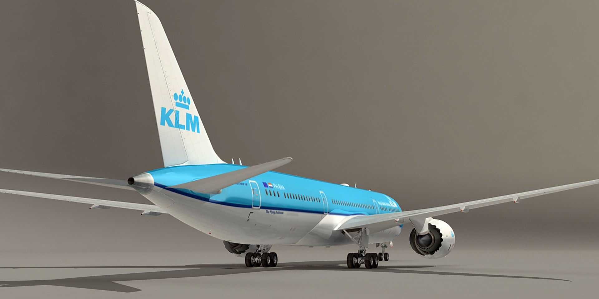 Boeing 787-9 Dreamliner Plane 3d Model