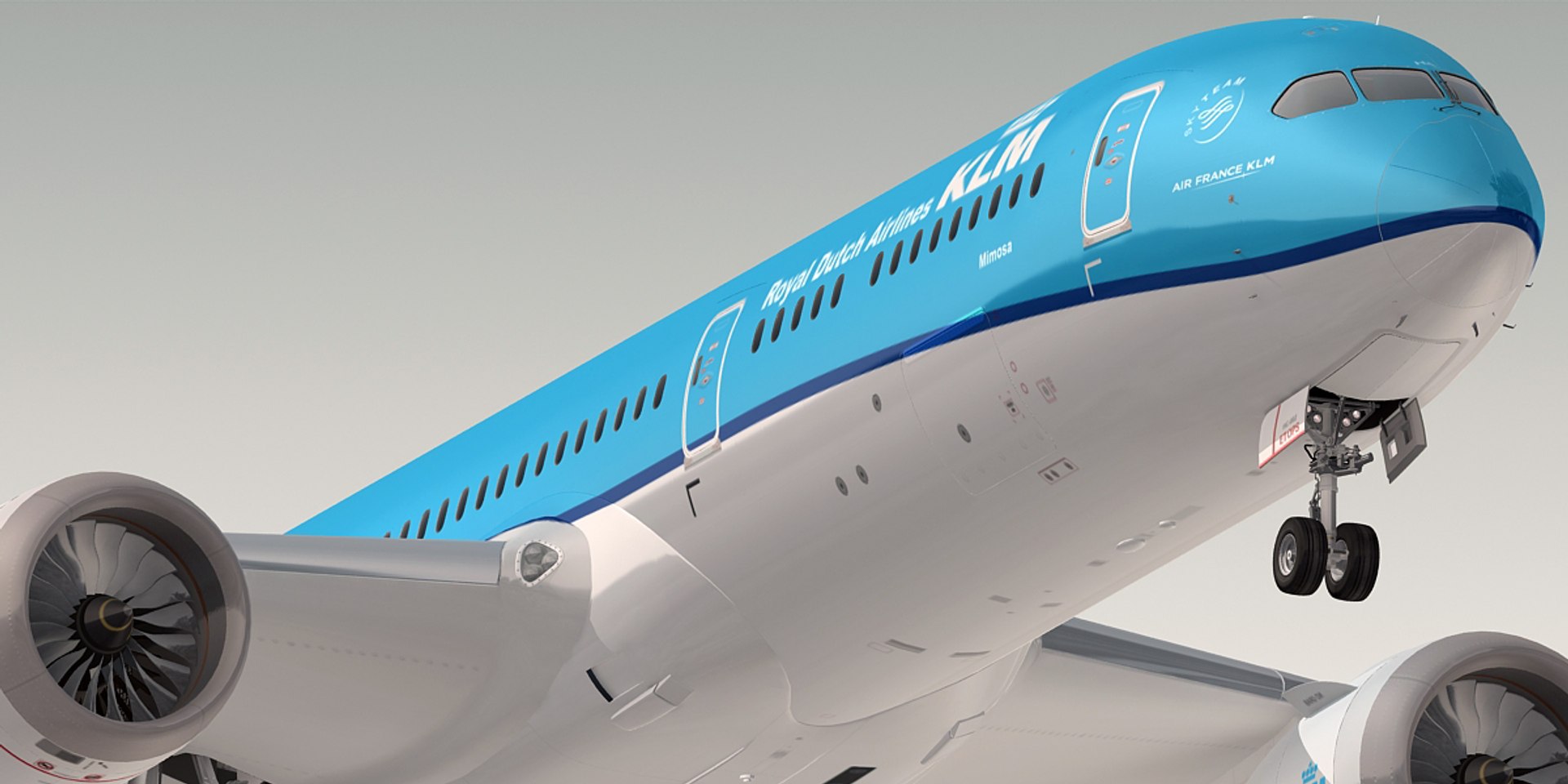 Boeing 787-9 Dreamliner Plane 3d Model