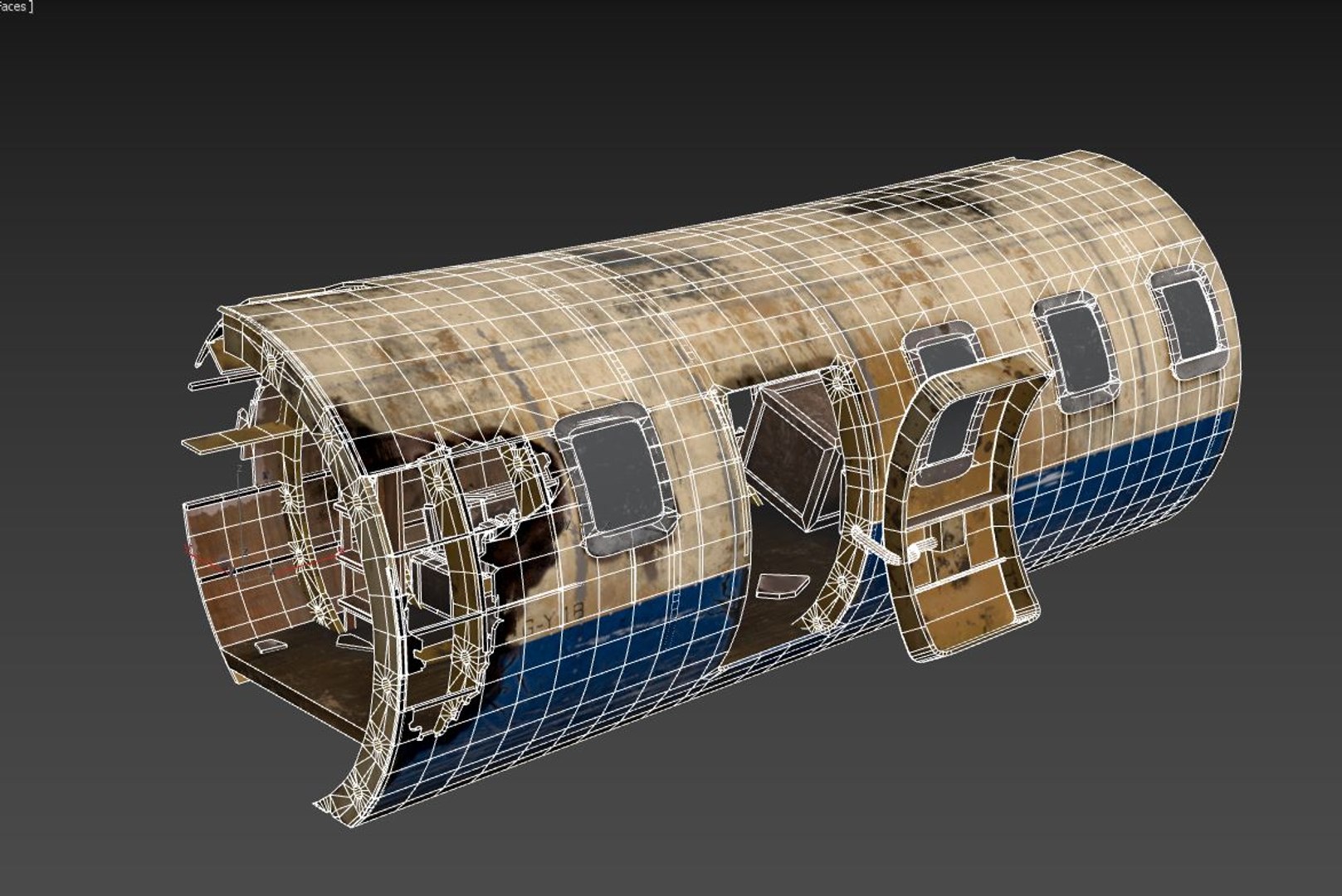 Wrecked Aircraft Part 3D model - TurboSquid 1954443