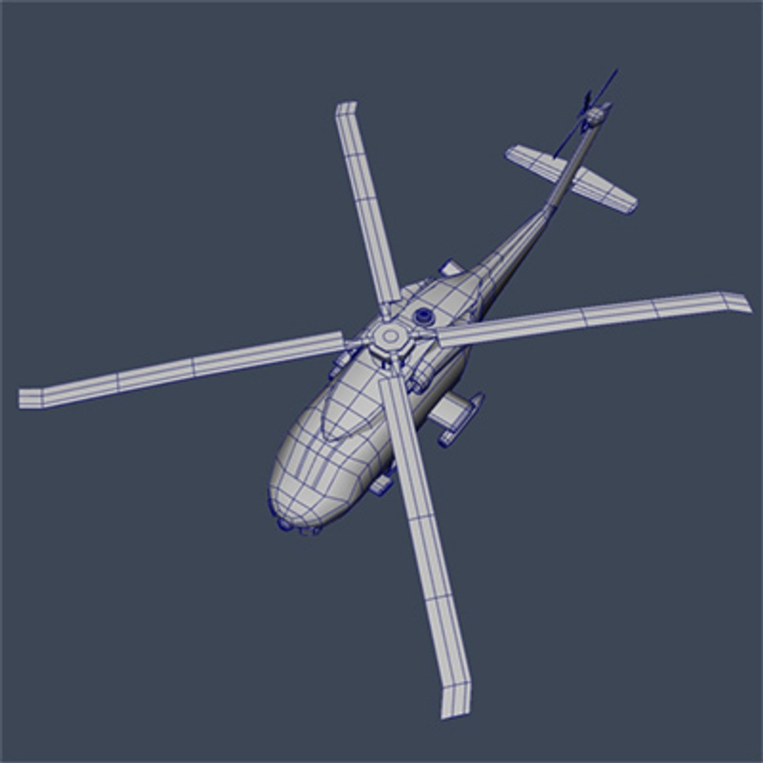 3d Model Sikorsky Seahawk Helicopter