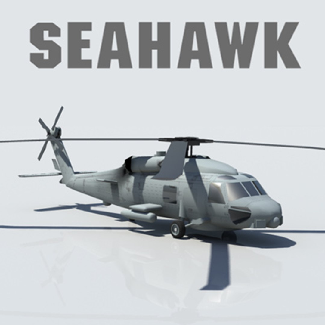 3d Model Sikorsky Seahawk Helicopter