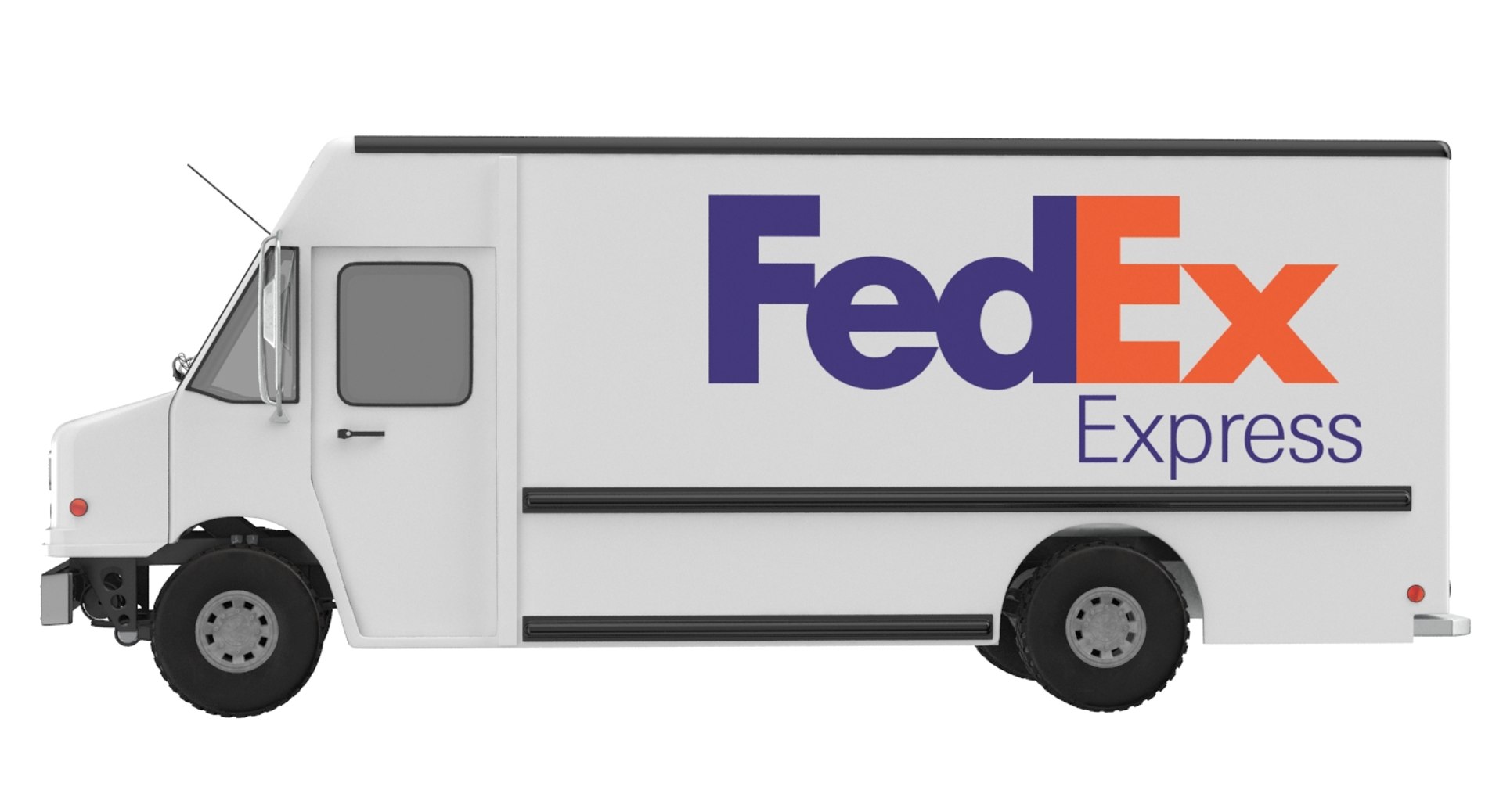 3D Fedex Truck Model - TurboSquid 1314676