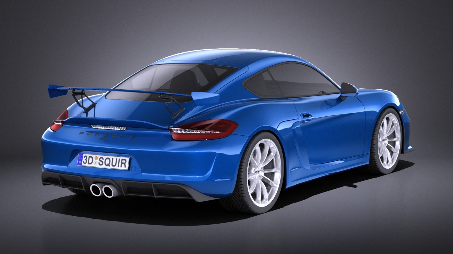 2016 porsche gt4 3D model - TurboSquid 1225820