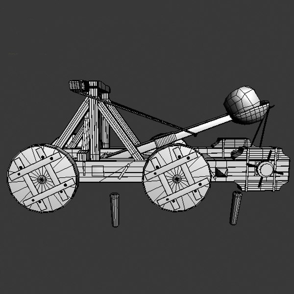 3d catapult model