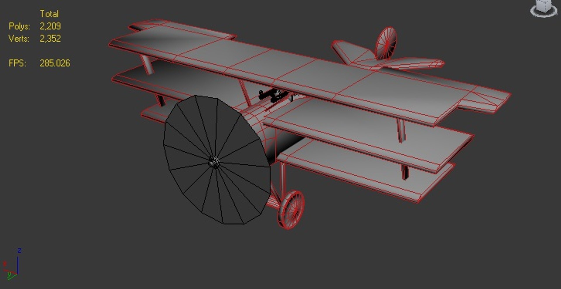 3d Model Wwi Rival Biplane Pack