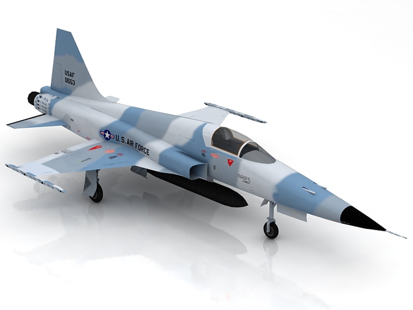 노스롭 F-5E 타이거 V06 3D 모델 - TurboSquid 1764901
