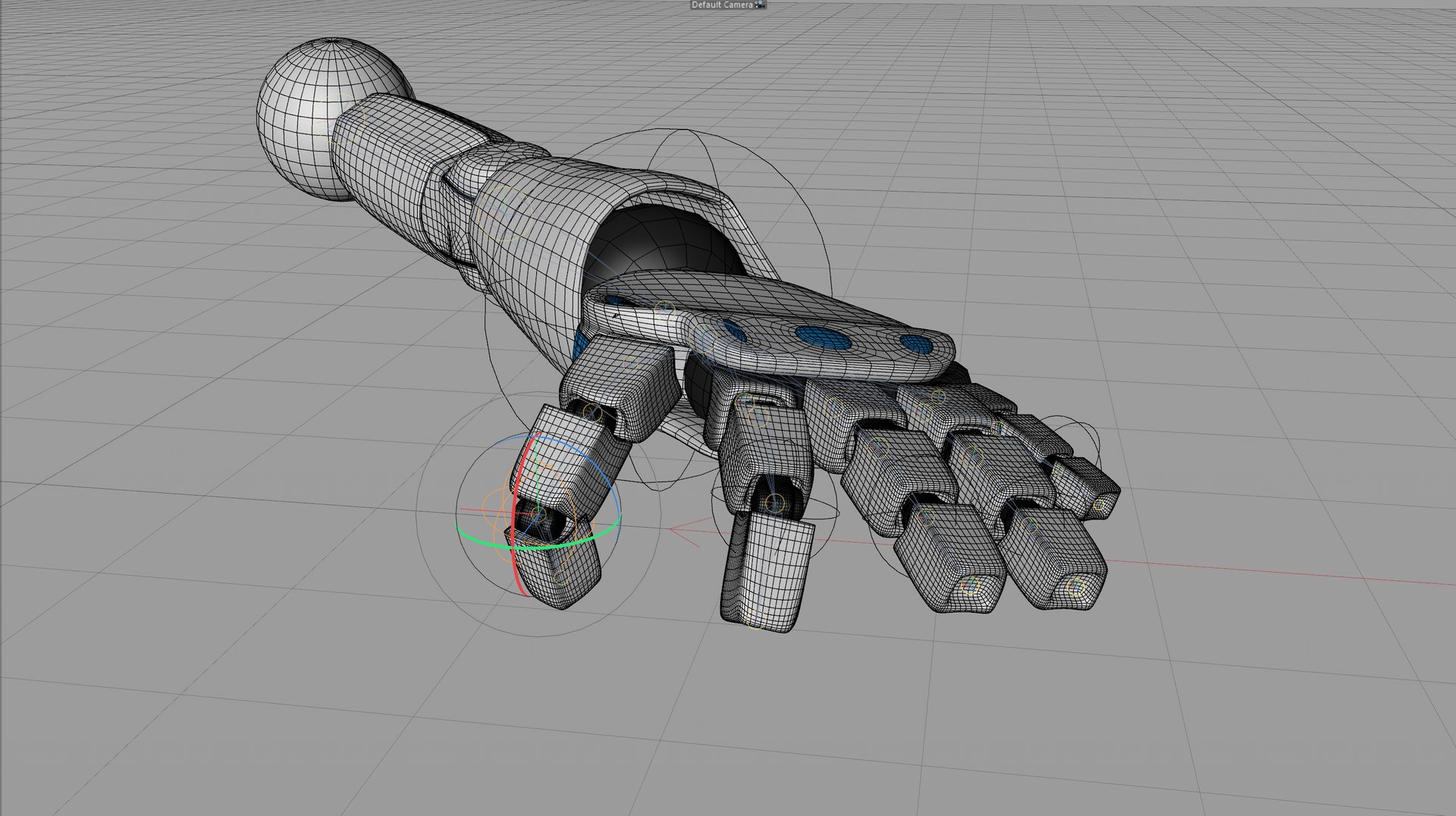 Rigged Robotic arm with hand and fingers 3D model - TurboSquid 2057773