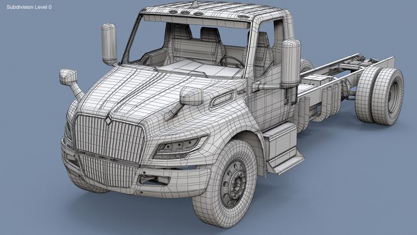 modelo 3d Camión eléctrico internacional eMV Box - TurboSquid 2052915
