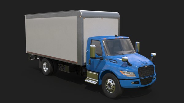 modelo 3d Camión eléctrico internacional eMV Box - TurboSquid 2052915