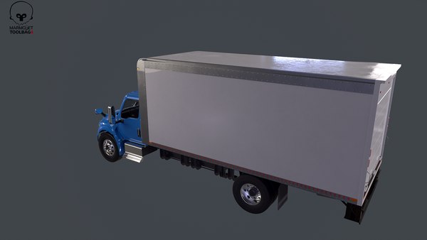 modelo 3d Camión eléctrico internacional eMV Box - TurboSquid 2052915