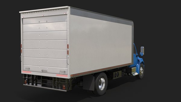 modelo 3d Camión eléctrico internacional eMV Box - TurboSquid 2052915