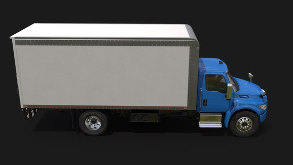 modelo 3d Camión eléctrico internacional eMV Box - TurboSquid 2052915