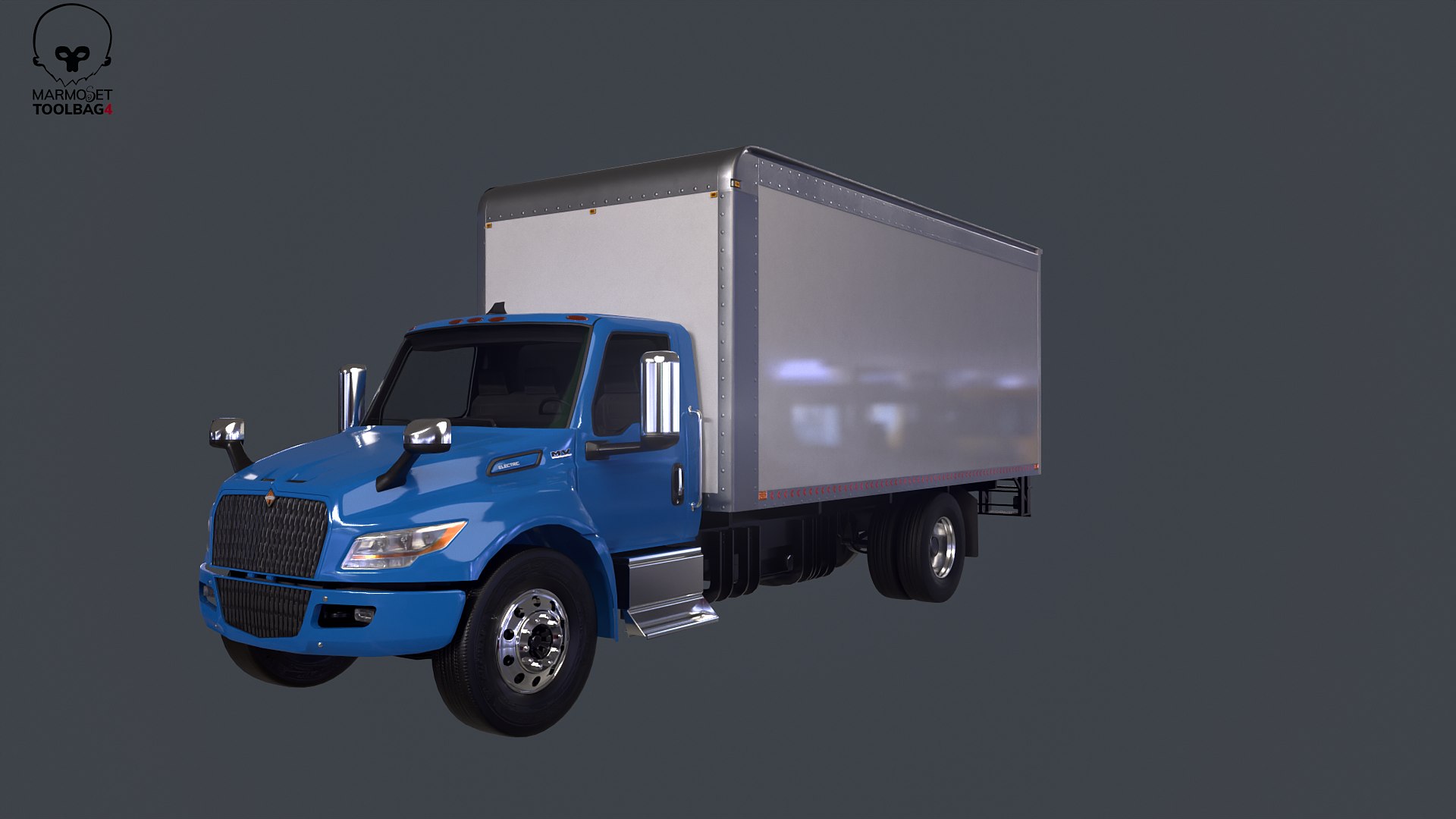 3D International EMV Box Electric Truck - TurboSquid 2052915