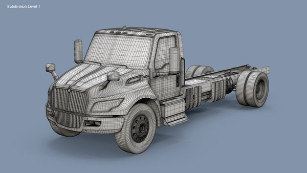 modelo 3d Camión eléctrico internacional eMV Box - TurboSquid 2052915