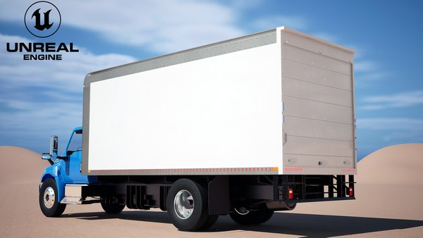 modelo 3d Camión eléctrico internacional eMV Box - TurboSquid 2052915