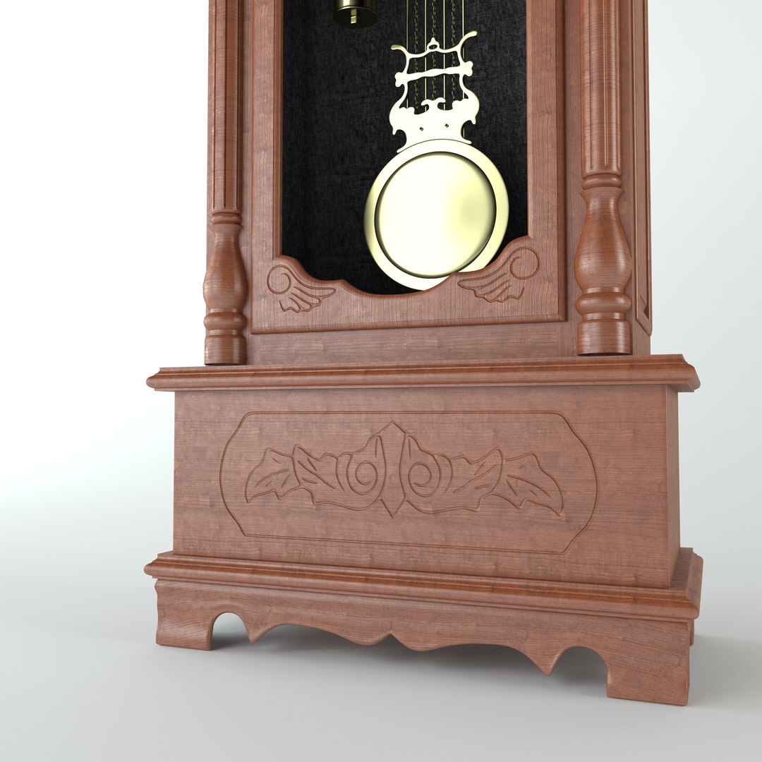 3d Model Clock Standing