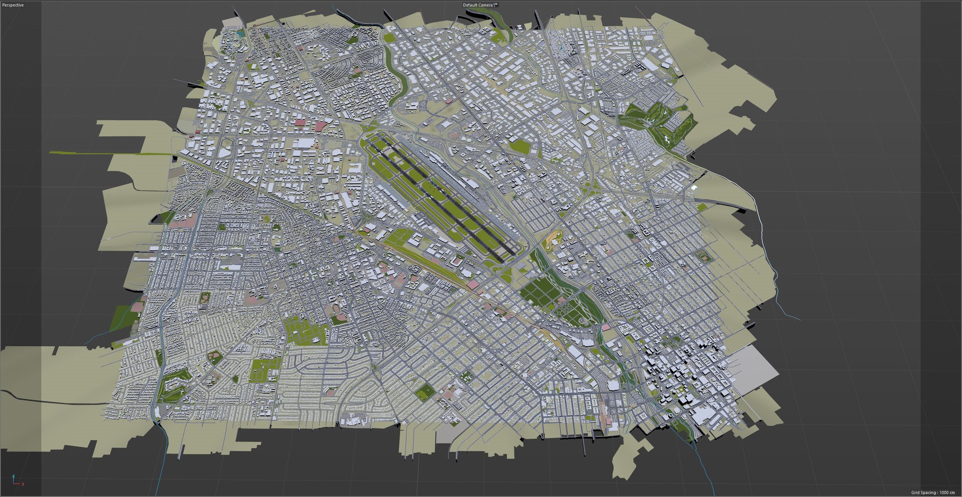 3D Model San Jose Airport - TurboSquid 2051819