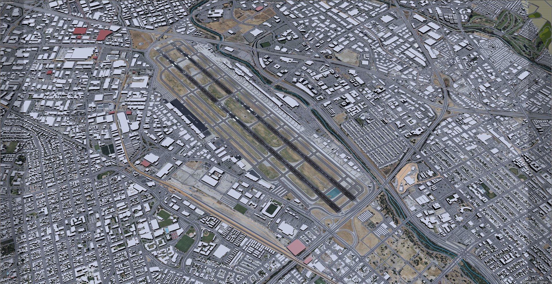 3D Model San Jose Airport - TurboSquid 2051819