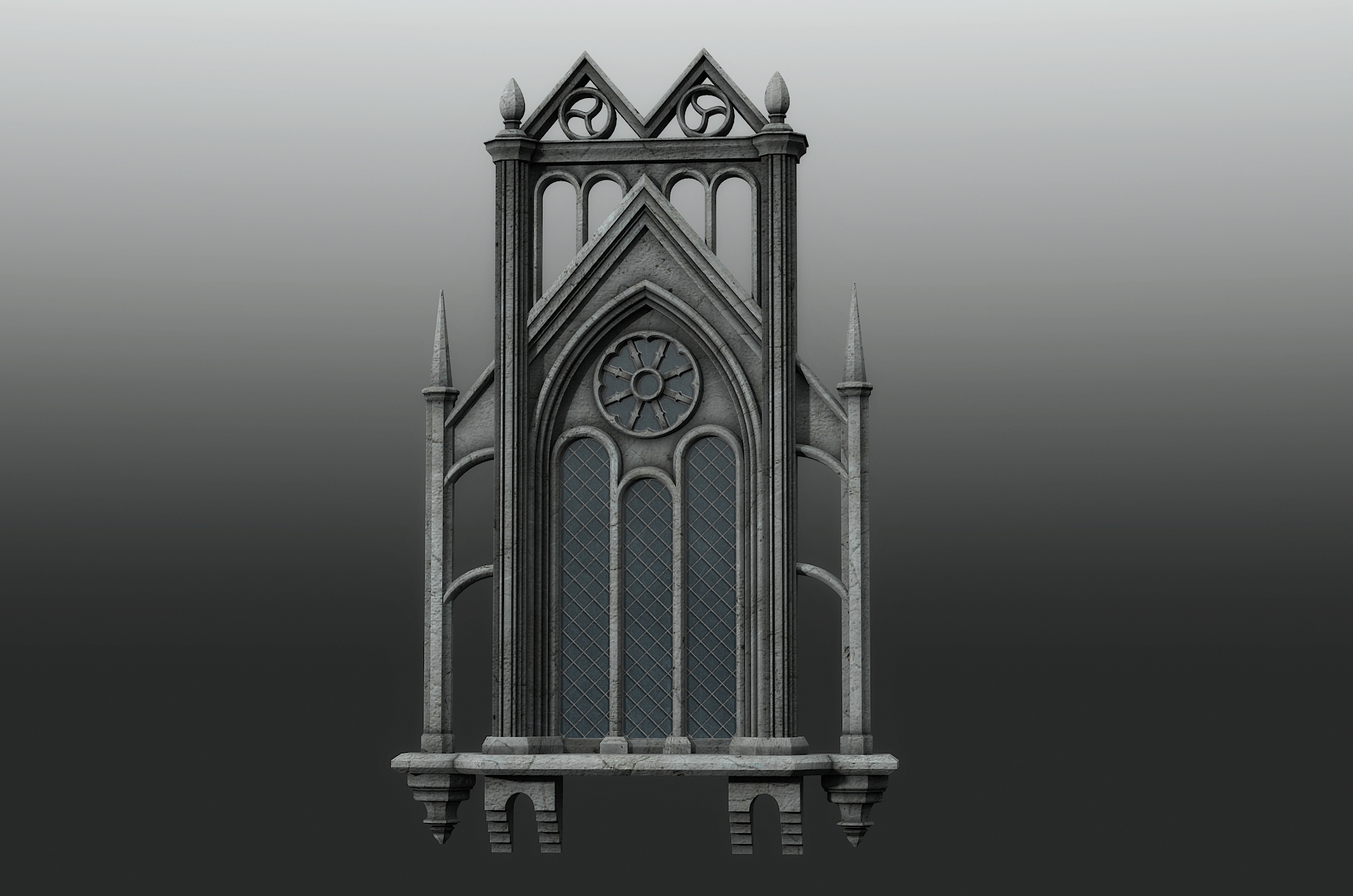 3D model gothic window 06 - TurboSquid 1460853