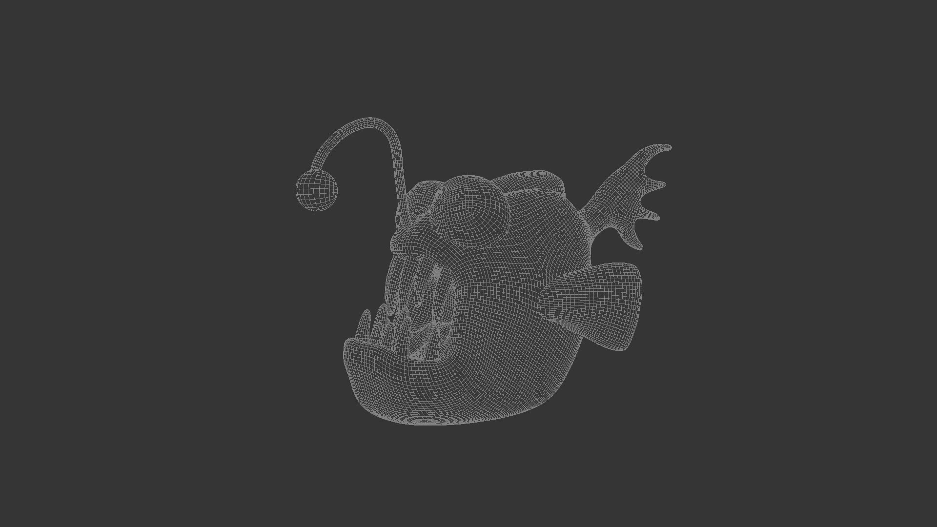 Evil Fish Toon 3D Model - TurboSquid 2353384
