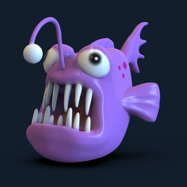 Desenho do Peixe Maligno Modelo 3D - TurboSquid 2353384