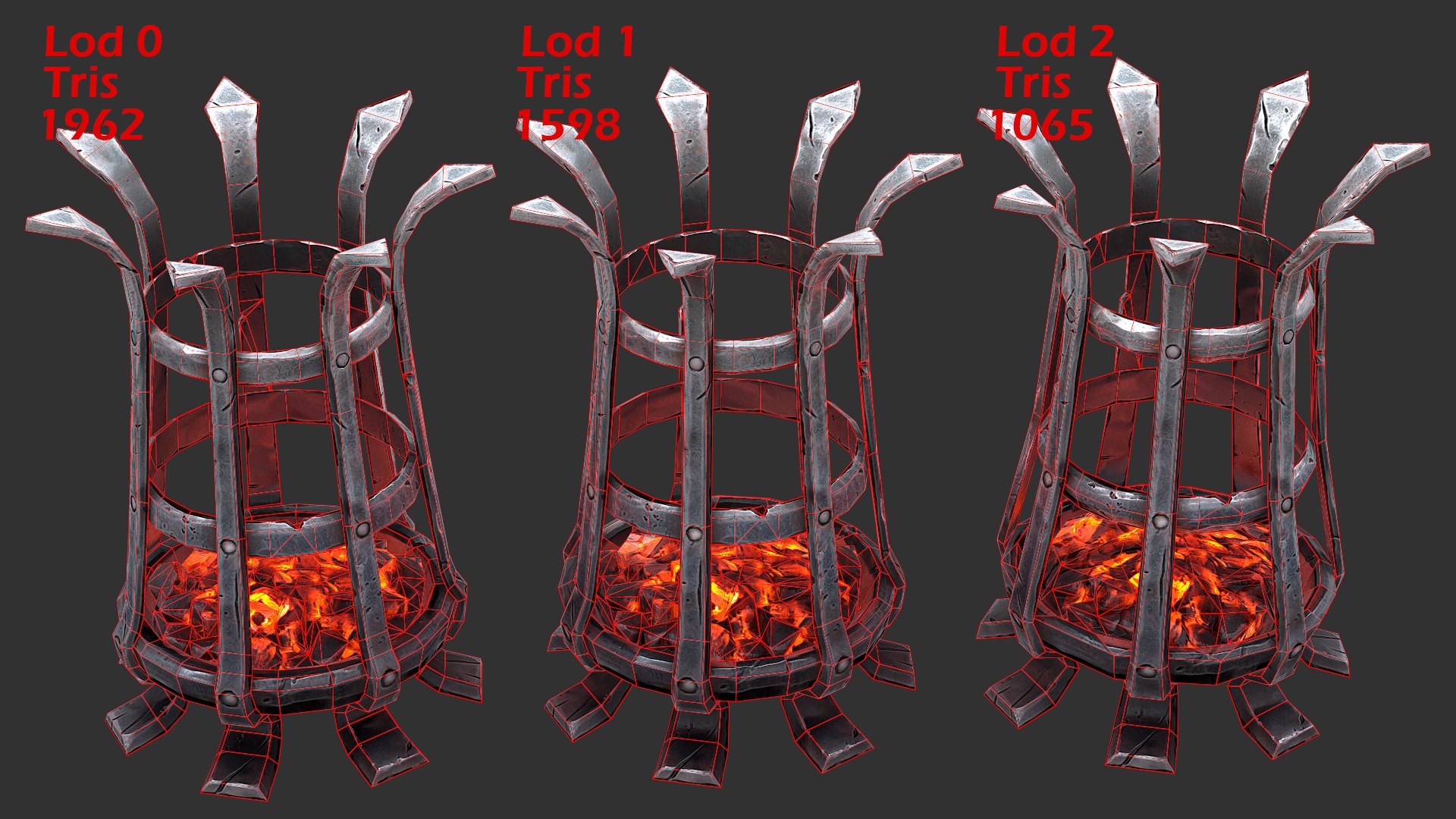 3D Medieval Brazier Model - TurboSquid 1756698
