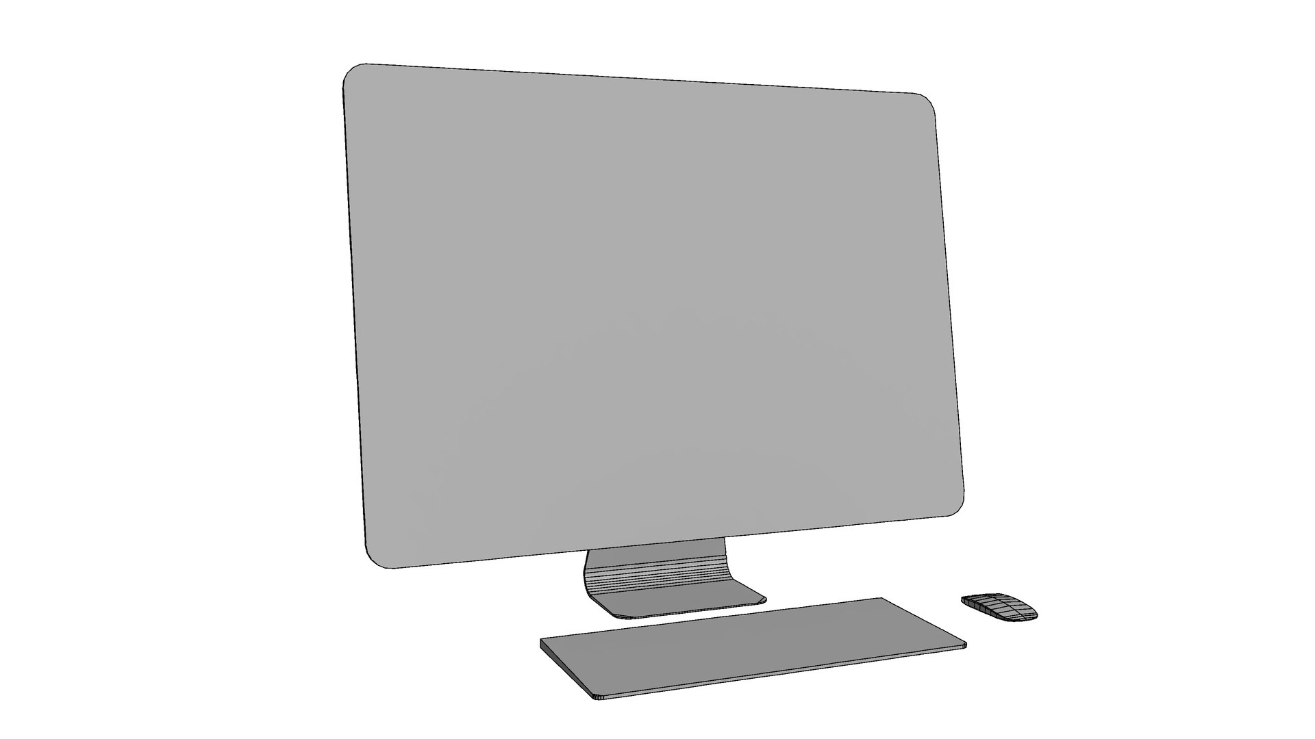 Apple Desktop Computer 3D Model - TurboSquid 1756016