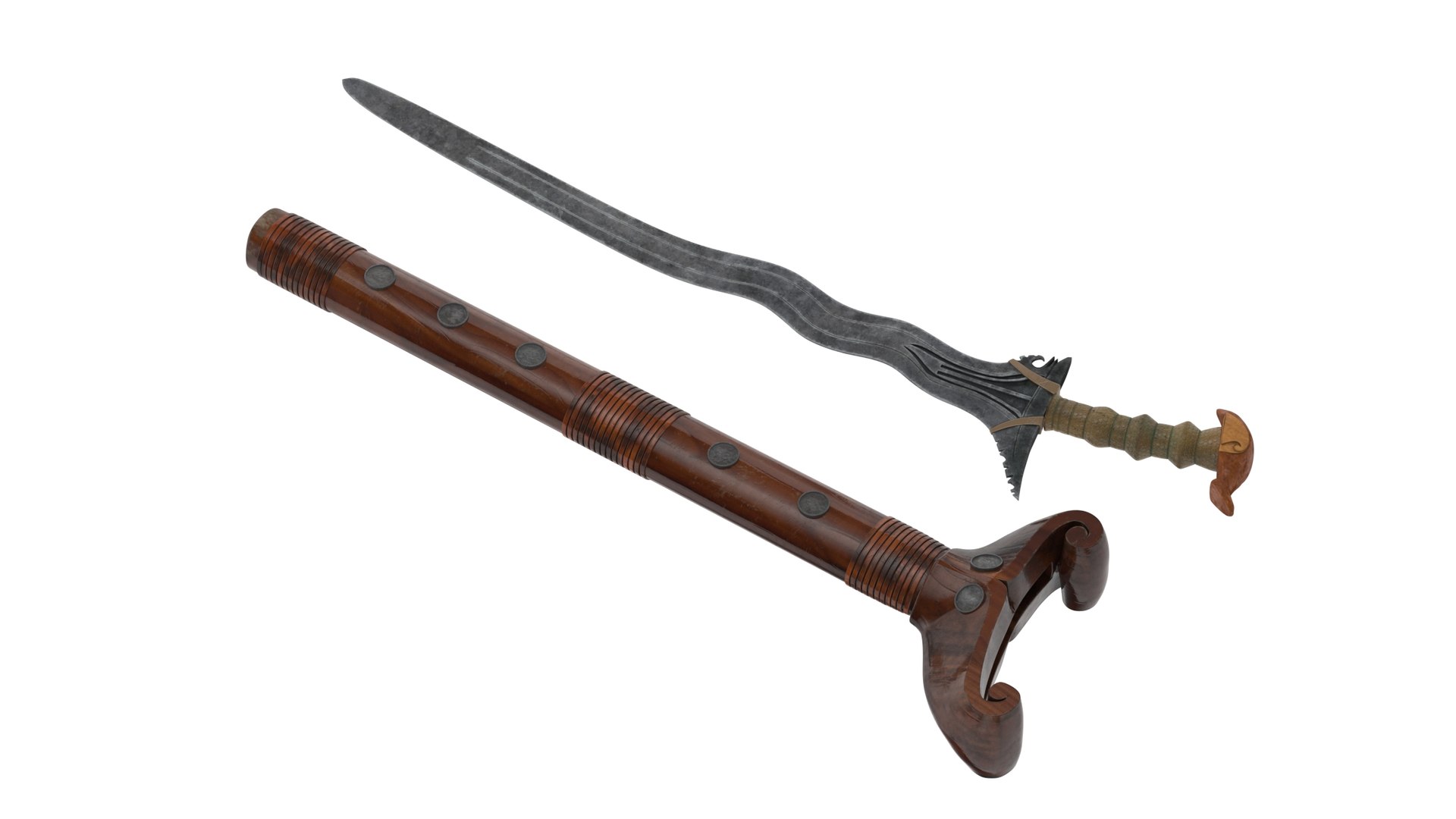 Kalis Sword 3D Model - TurboSquid 1760527