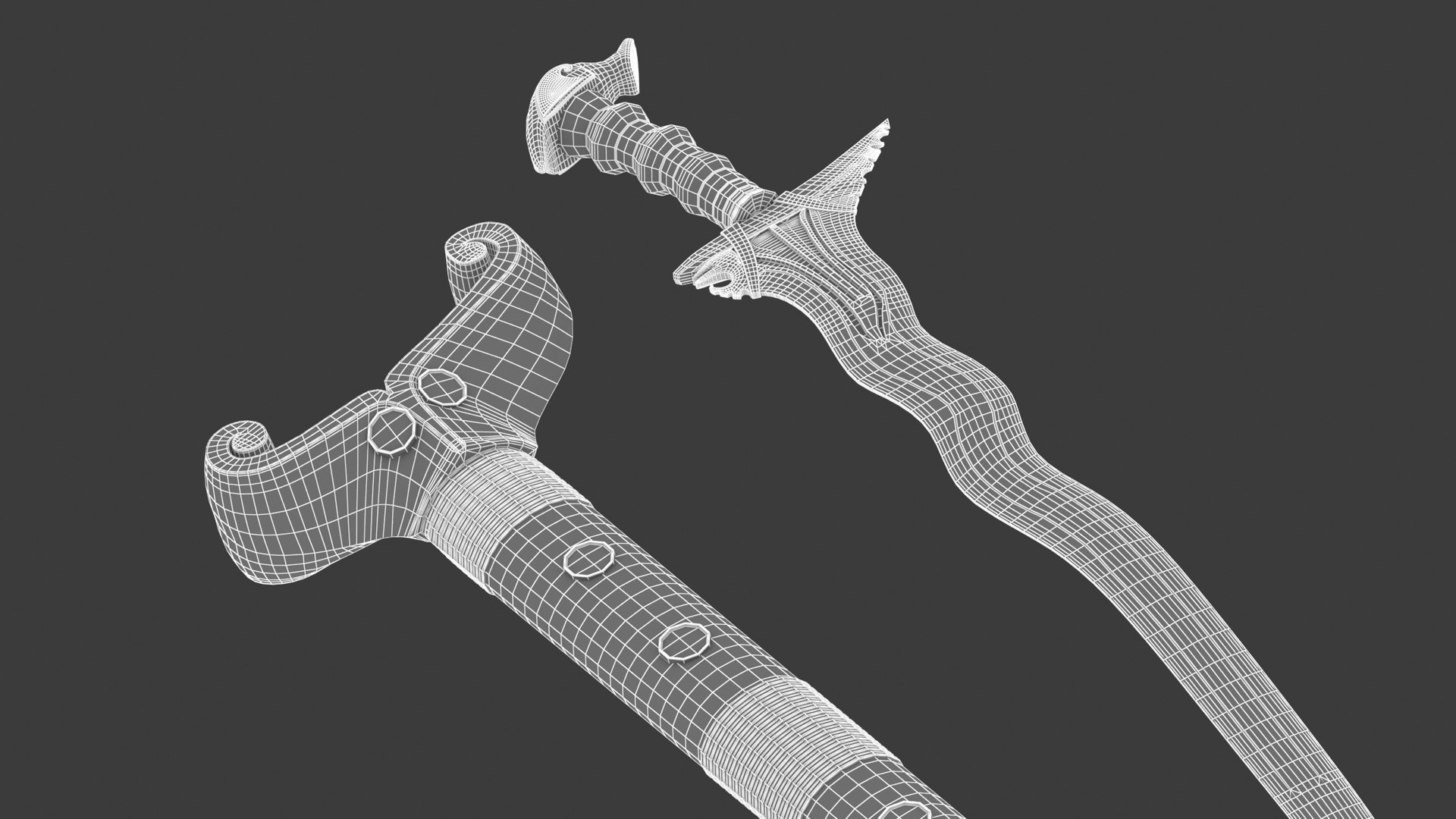 Kalis Sword 3D Model - TurboSquid 1760527