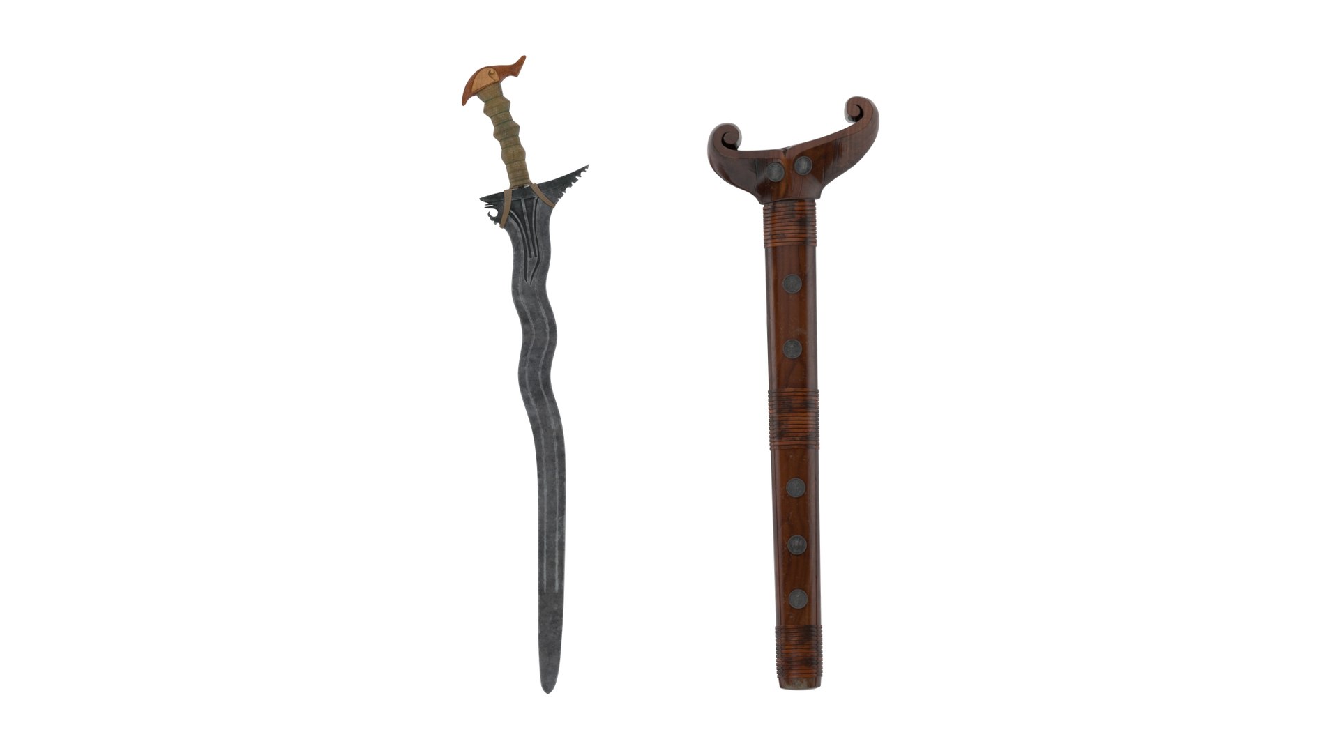 Kalis Sword 3D Model - TurboSquid 1760527