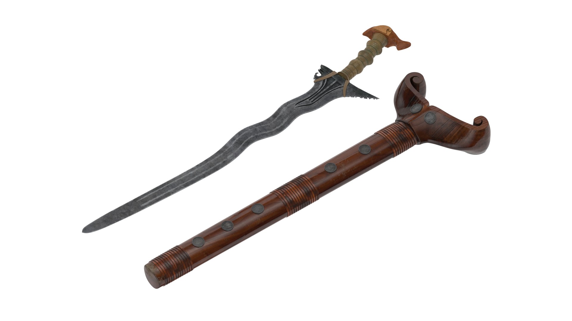 Kalis Sword 3D Model - TurboSquid 1760527
