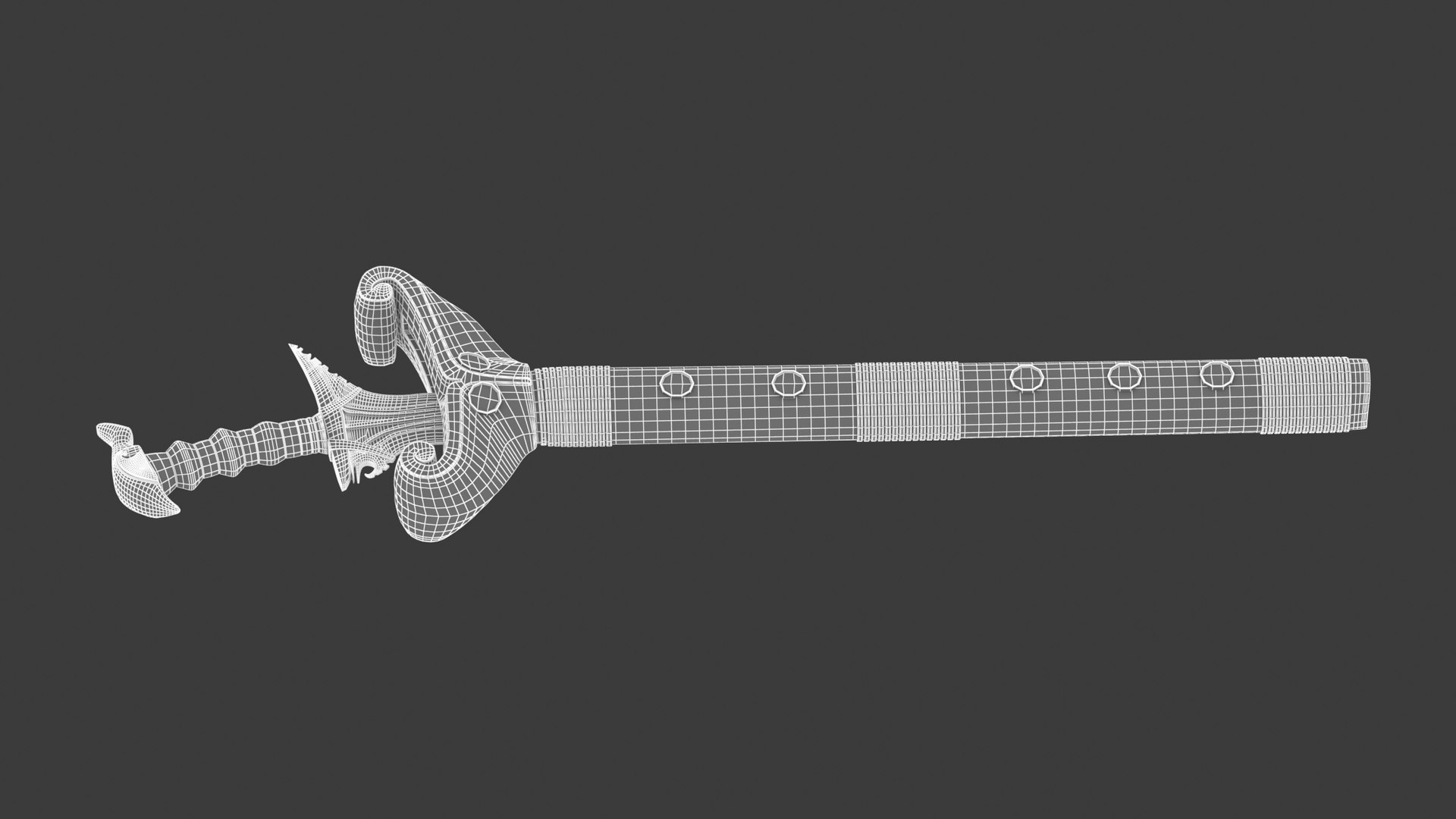 Kalis Sword 3D Model - TurboSquid 1760527