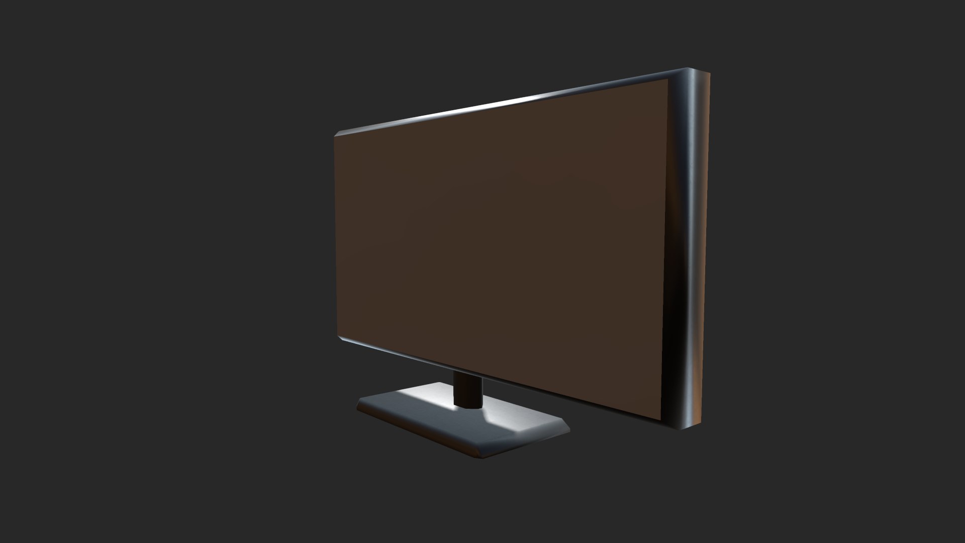 3d model led plasma lcd monitor