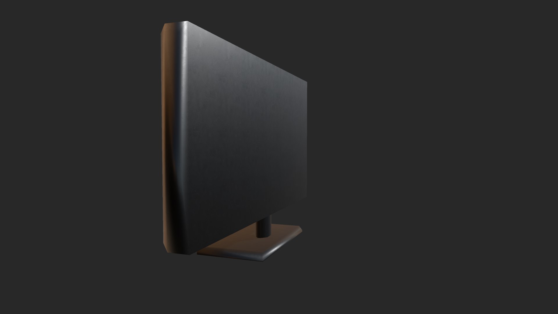 3d model led plasma lcd monitor