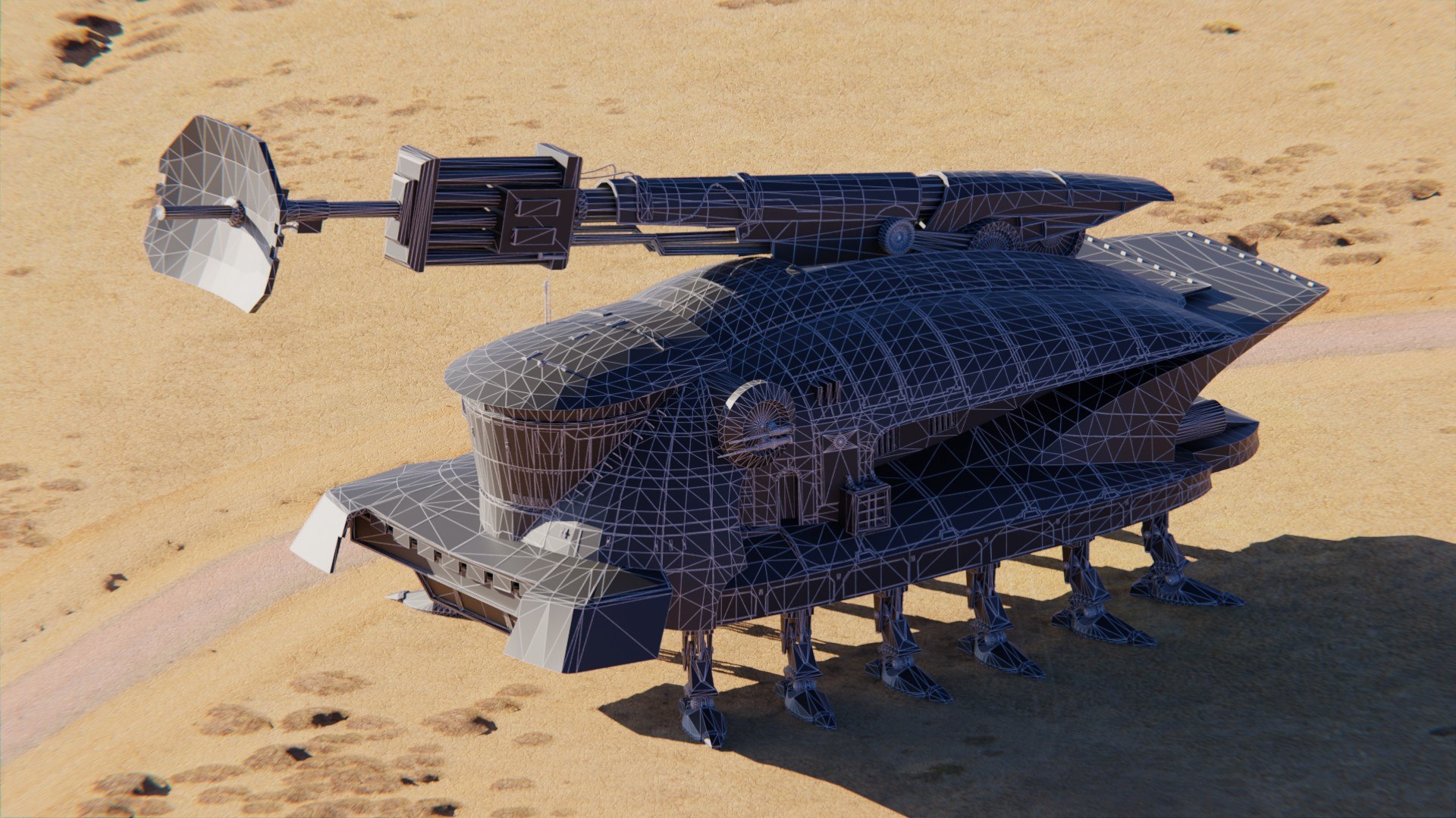 3D Model Star Wars SPHA-T - TurboSquid 2325965