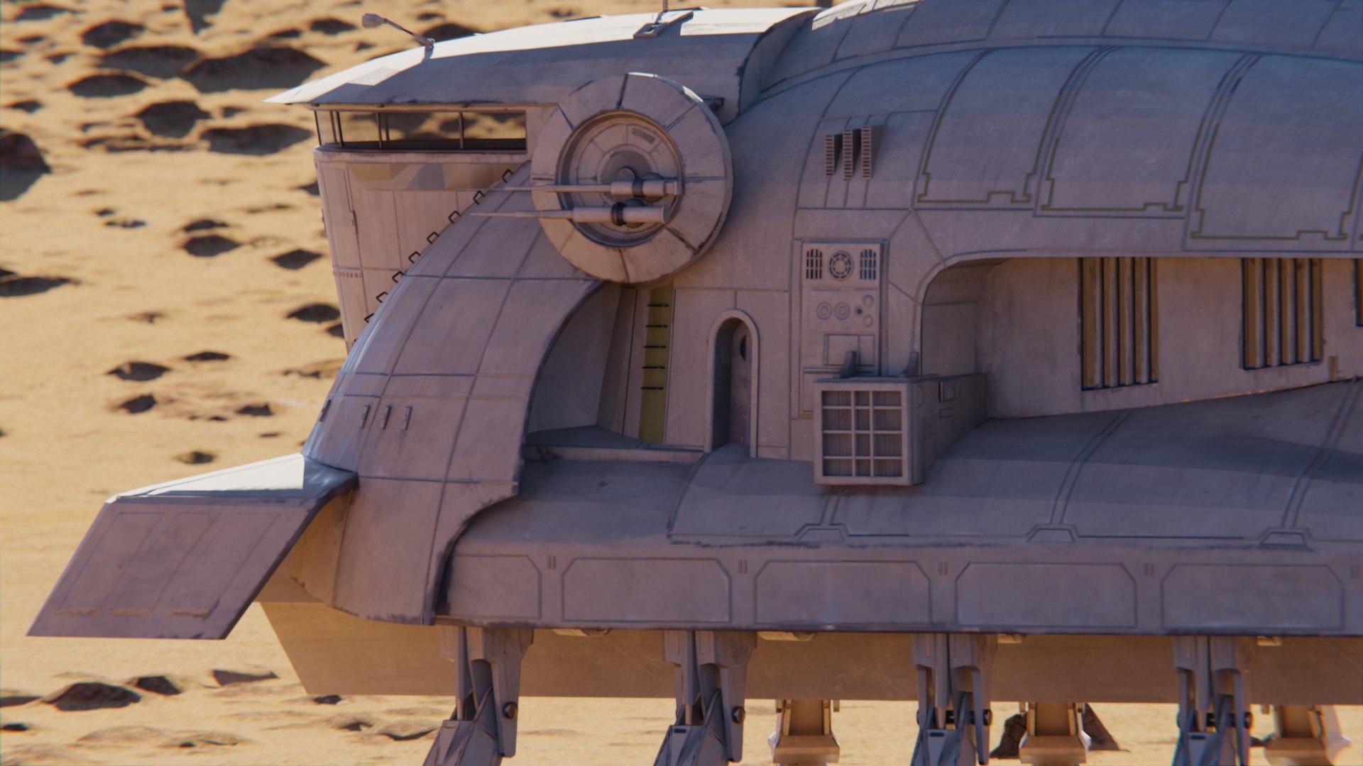 3D Model Star Wars SPHA-T - TurboSquid 2325965