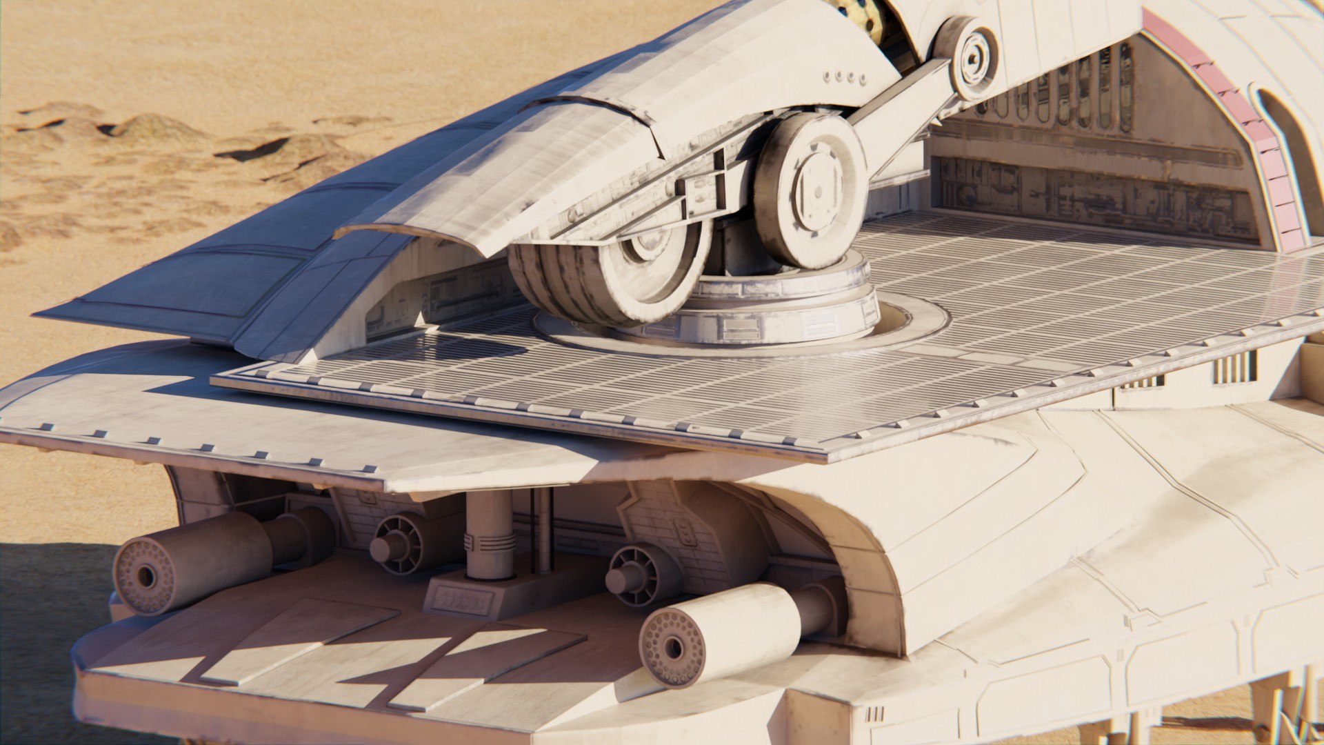 3D Model Star Wars SPHA-T - TurboSquid 2325965