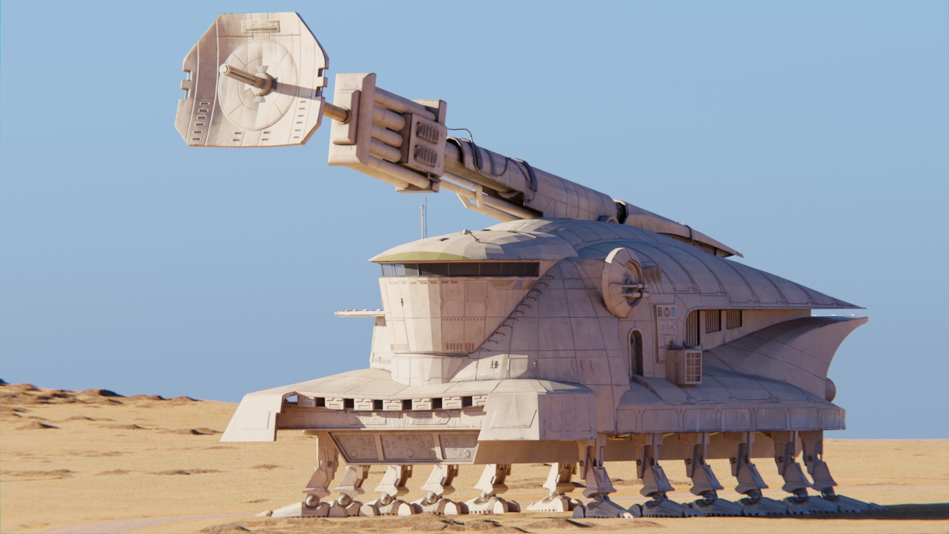 3D Model Star Wars SPHA-T - TurboSquid 2325965