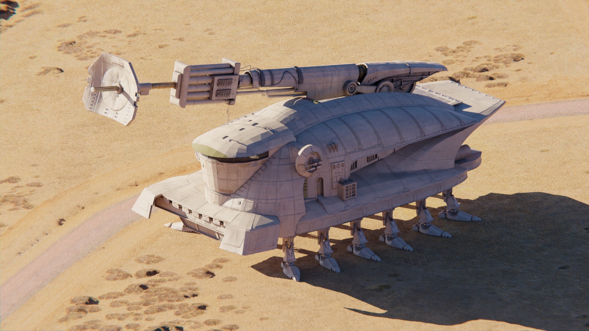 3D Model Star Wars SPHA-T - TurboSquid 2325965