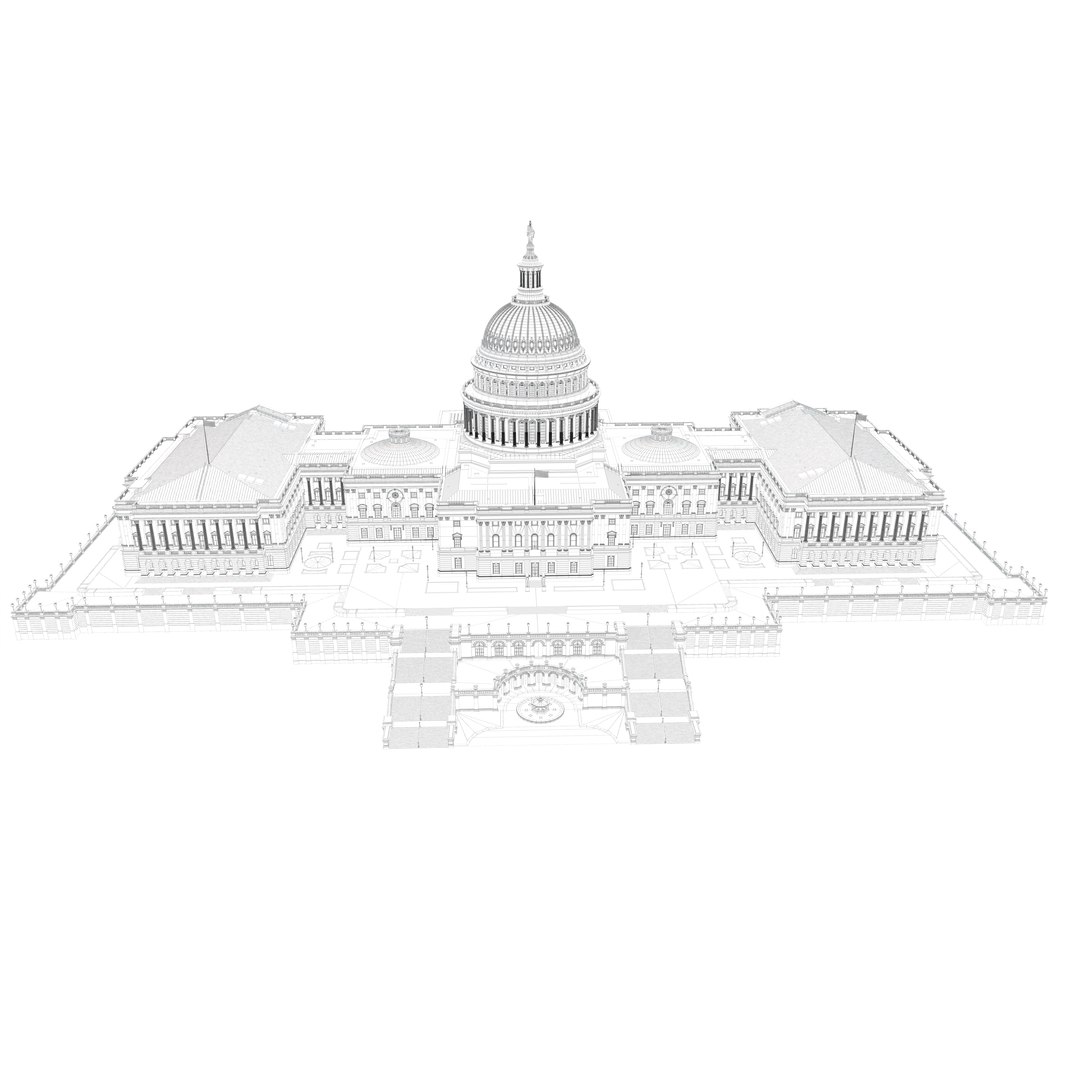 3D Capitol - TurboSquid 2299915